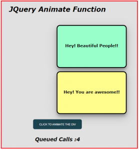 jQuery Animation Queue with Examples - Dot Net Tutorials
