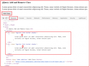 jQuery Add Remove and Toggle class - Dot Net Tutorials