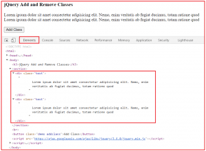 jQuery Add Remove and Toggle class - Dot Net Tutorials