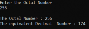 Octal To Decimal Conversion in C# - Dot Net Tutorials