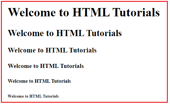 Heading And Paragraph In HTML With Examples Dot Net Tutorials