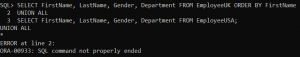 UNION ALL Operator in Oracle with Examples - Dot Net Tutorials