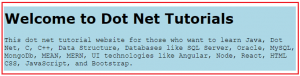 Styles in HTML with Examples - Dot Net Tutorials