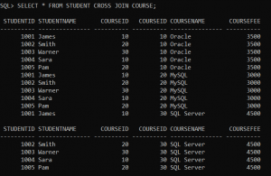 Joins in Oracle with Examples - Dot Net Tutorials