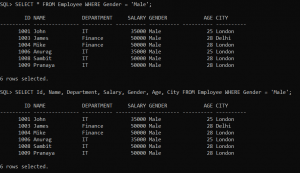 Data Query Language Command in Oracle - Dot Net Tutorials