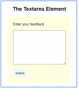Form Elements in HTML with Examples - Dot Net Tutorials