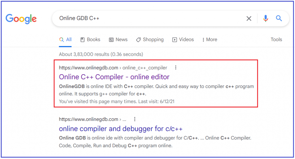Practice C++ Program Online - Dot Net Tutorials