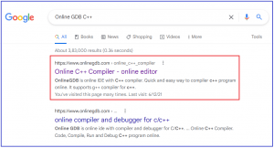 Practice C++ Program Online - Dot Net Tutorials