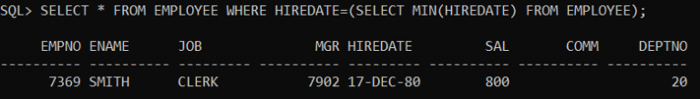 Single Row Subquery In Oracle With Examples Dot Net Tutorials