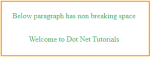 Entities in HTML with Examples - Dot Net Tutorials