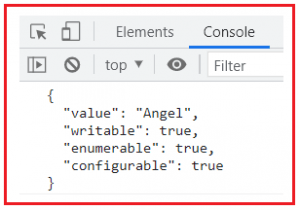 How to Create a new Property using Data Descriptors in JavaScript