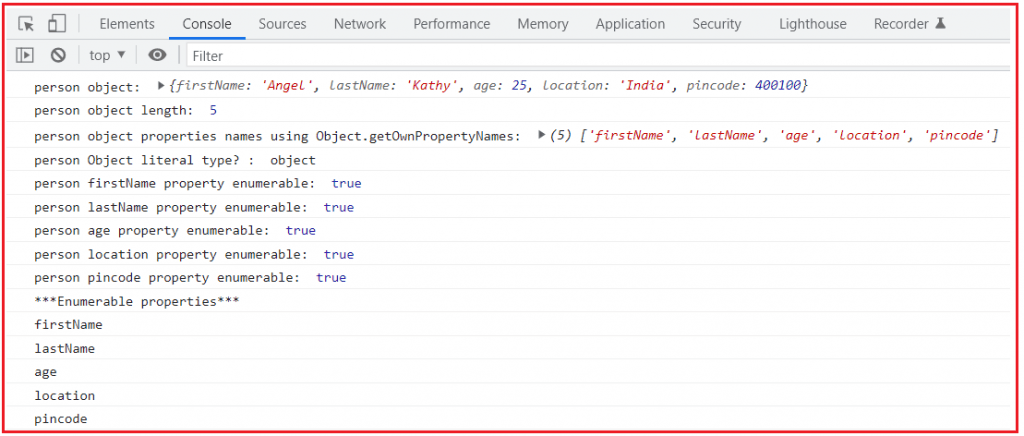 How to Show or Hide a Property using Property Descriptors in JavaScript