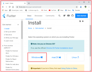 Flutter Installation - Dot Net Tutorials