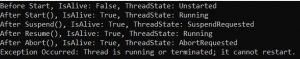 Thread Life Cycle in C# with Examples - Dot Net Tutorials