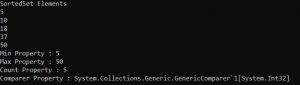 Generic SortedSet Collection Class in C# - Dot Net Tutorials