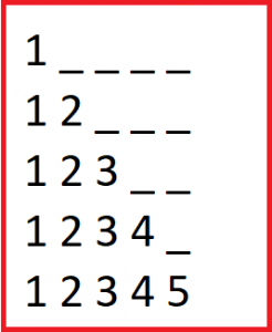 Half Pyramid of Numbers Pattern Program in C# - Dot Net Tutorials