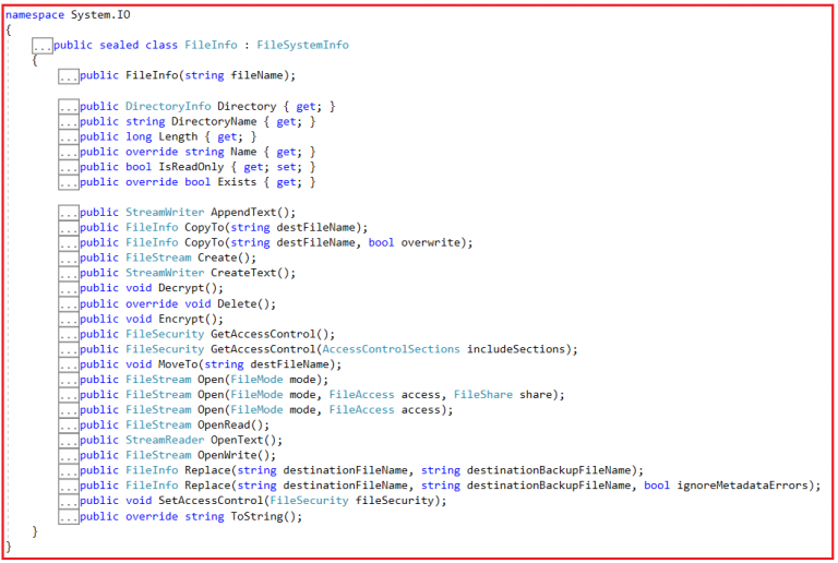 Fileinfo Class In C With Examples Dot Net Tutorials