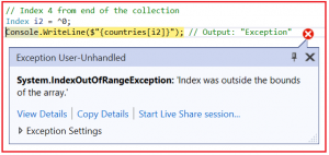 Indices and Ranges in C# 8 with Examples - Dot Net Tutorials