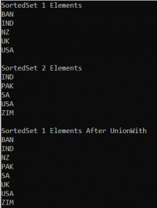 Generic SortedSet Collection Class in C# - Dot Net Tutorials