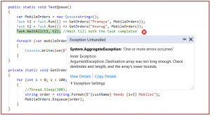 ConcurrentQueue Collection Class in C# - Dot Net Tutorials