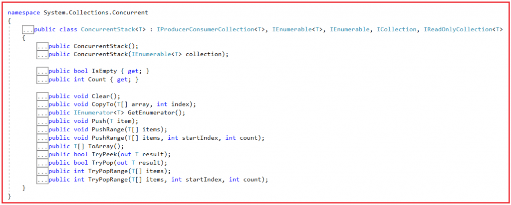 Concurrentstack Collection Class In C Dot Net Tutorials 8381