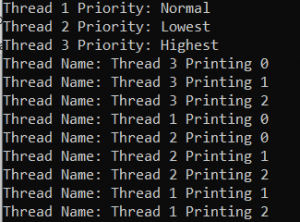 Threads Priorities in C# with Examples - Dot Net Tutorials