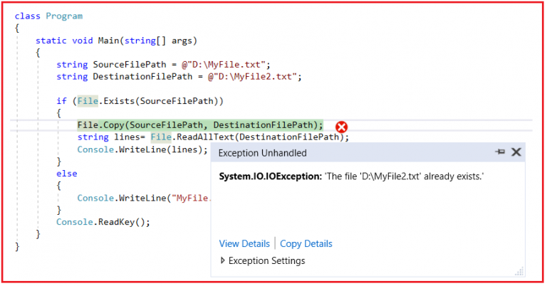 File Class In C With Examples Dot Net Tutorials