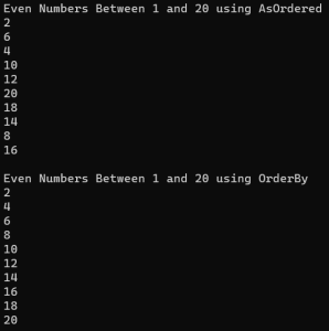 Parallel LINQ in C# with Examples - Dot Net Tutorials