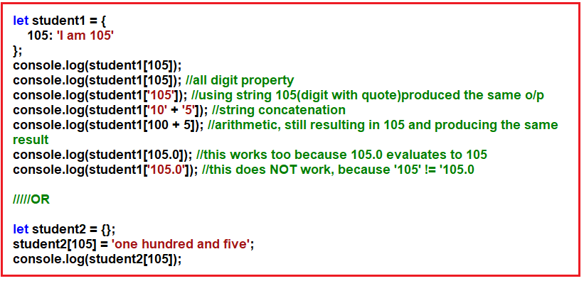 JavaScript Object Properties With Special Characters