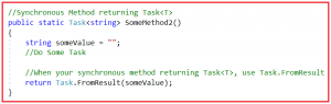 How to Create Synchronous Method using Task in C# - Dot Net Tutorials