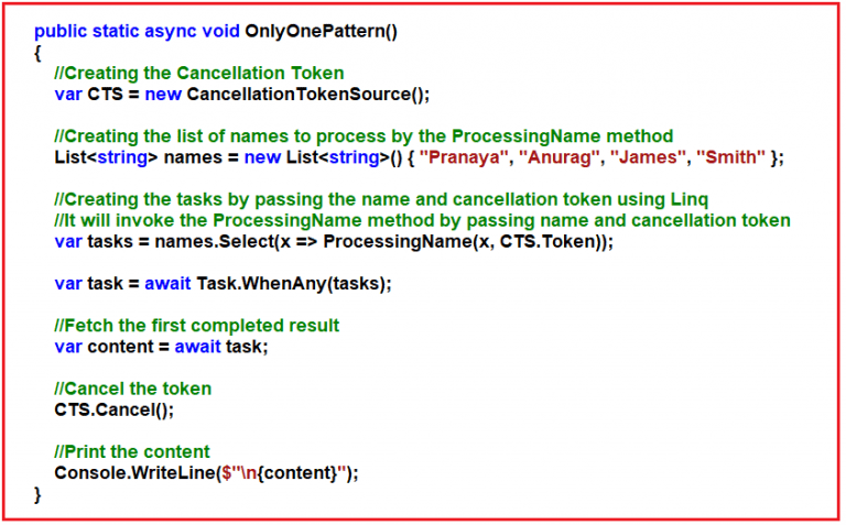 Only One Pattern in C# with Examples - Dot Net Tutorials