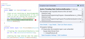 How to Cancel Asynchronous Stream in C# - Dot Net Tutorials