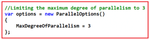 How to use Maximum Degree of Parallelism in C# - Dot Net Tutorials