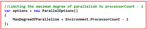 How to use Maximum Degree of Parallelism in C# - Dot Net Tutorials