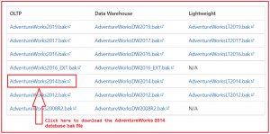 How to Download and Restore AdventureWorks Database
