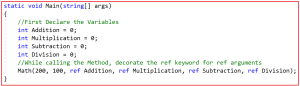 Ref vs Out in C# with Examples - Dot Net Tutorials