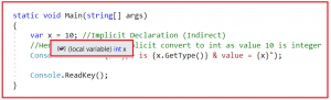 Var Keyword in C# with Examples - Dot Net Tutorials