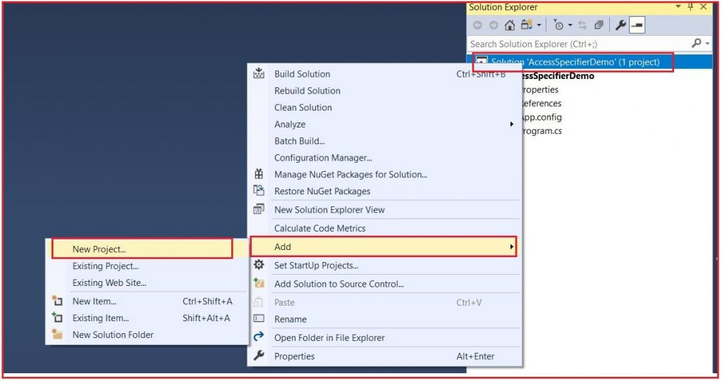 Access Specifiers in C# Examples - Dot Net Tutorials