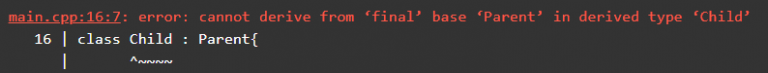 Final Keyword in C++ with Examples - Dot Net Tutorials