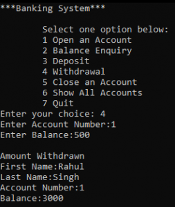Banking System Project using C++ - Dot Net Tutorials