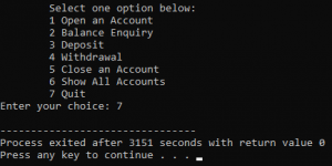 Banking System Project using C++ - Dot Net Tutorials