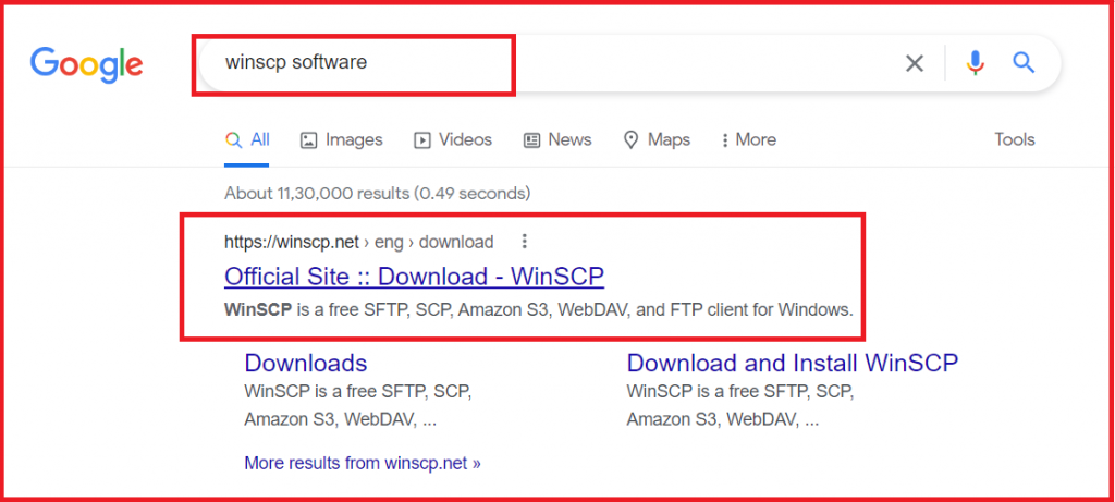 Installing Winscp Software and Transferring Files - Dot Net Tutorials