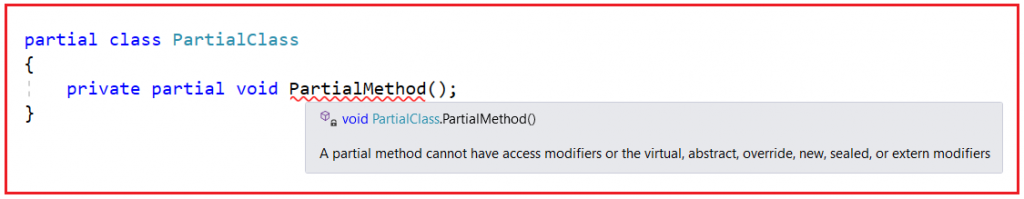 Partial Class And Partial Methods In C Dot Net Tutorials