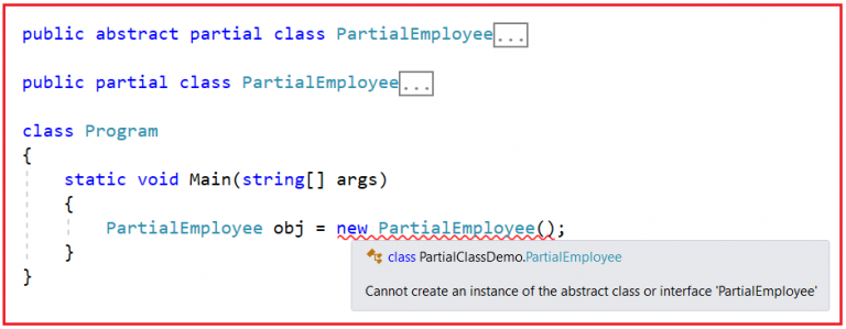 Partial Class And Partial Methods In C Dot Net Tutorials