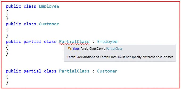 Partial Class And Partial Methods In C Dot Net Tutorials