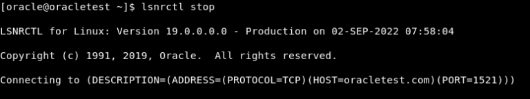 Starting and Stopping Listeners in Oracle - Dot Net Tutorials