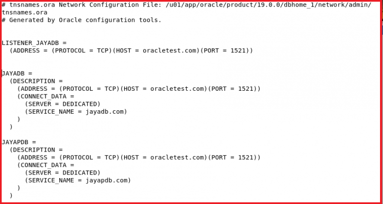 Connecting To Oracle Using Tnsnamesora Dot Net Tutorials