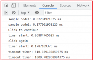 JavaScript Console Time() Method - Dot Net Tutorials