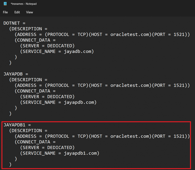 Connection To Pluggable Database In Oracle Dot Net Tutorials 0278