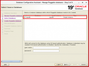 Creating Pluggable Database using DBCA in Oracle